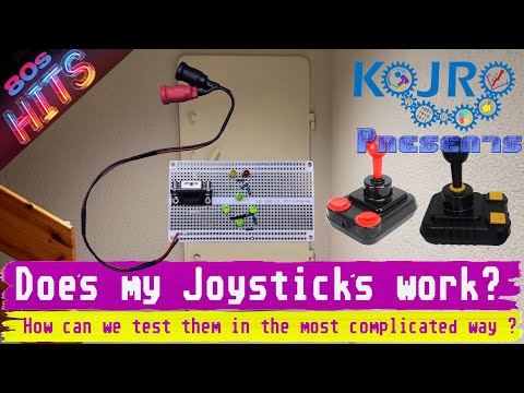 The old school Joystick tester. How can we test them in the most complicated and time consuming way?