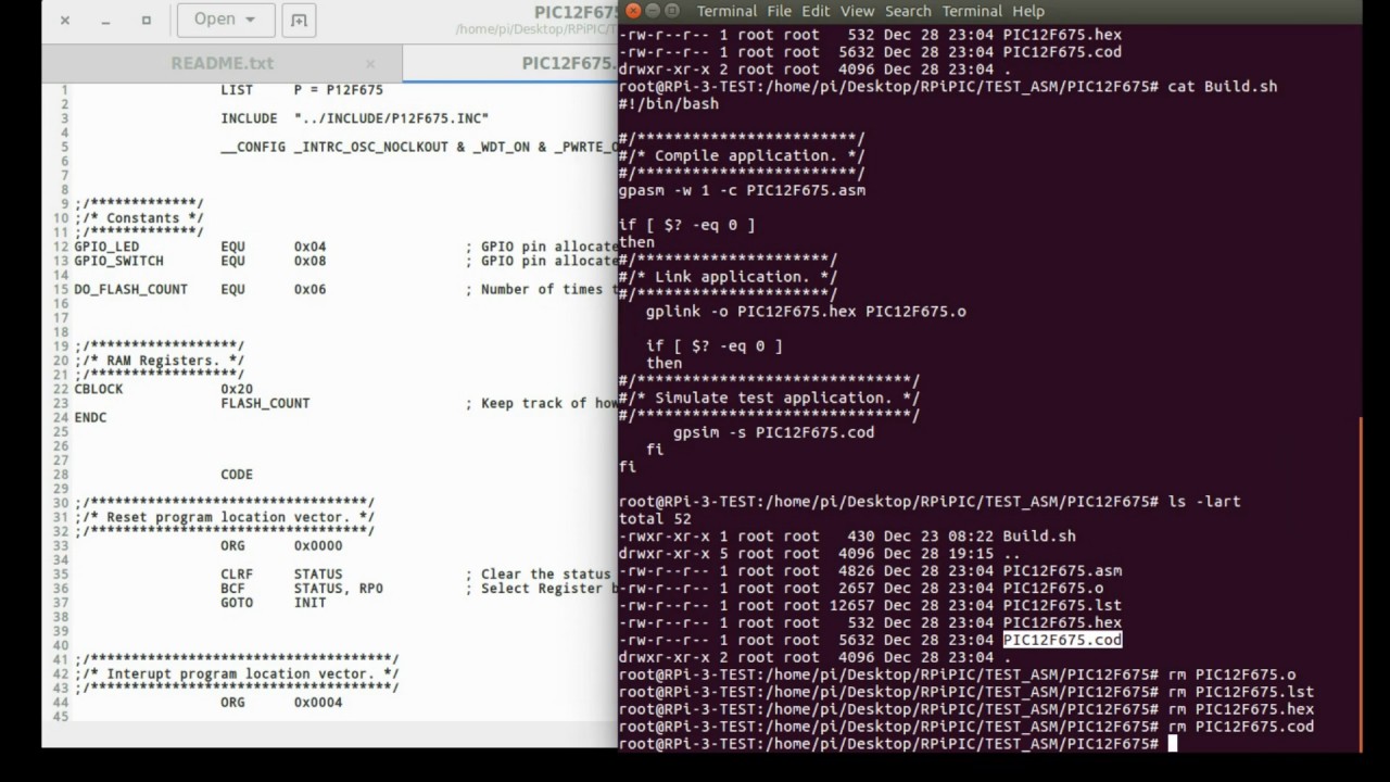 Developing For A Microchip PIC Micro-Controller Using A Raspberry Pi