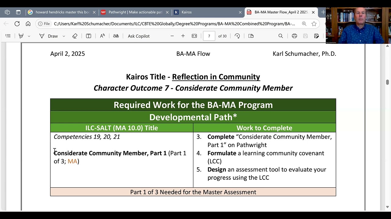 06 BA MA Program Part 2 Video