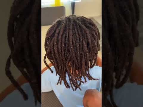 I Did My Son Locs For 5 Hours | Detox + Wash + Style