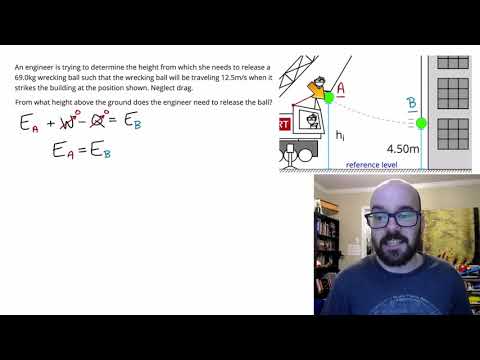Conservation of Energy Problem - No Work or Loss