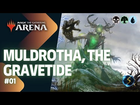 It's Showtime: Muldrotha, the Gravetide 💀🌲💧 #01 - MTG Arena - Historic Brawl