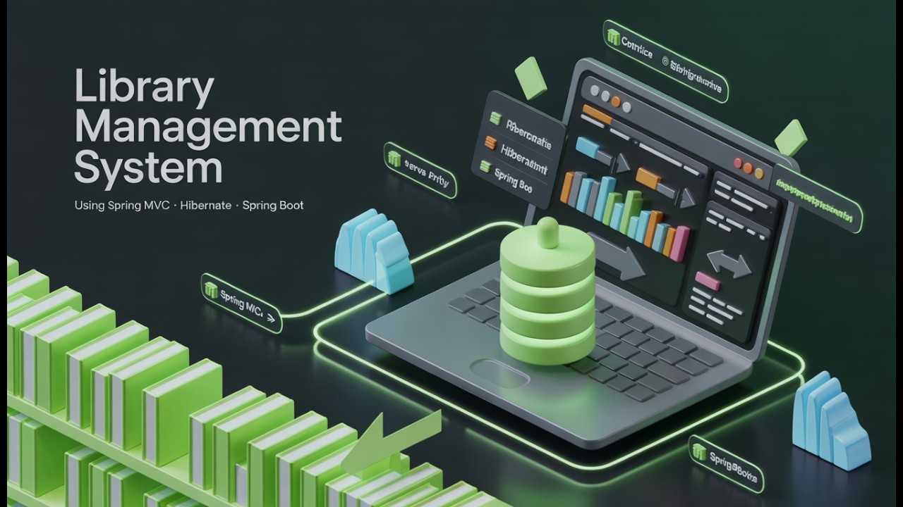 🎓 📚Library Management System Using (JAVA Spring MVC Hibernate (eclipse)full stack development).