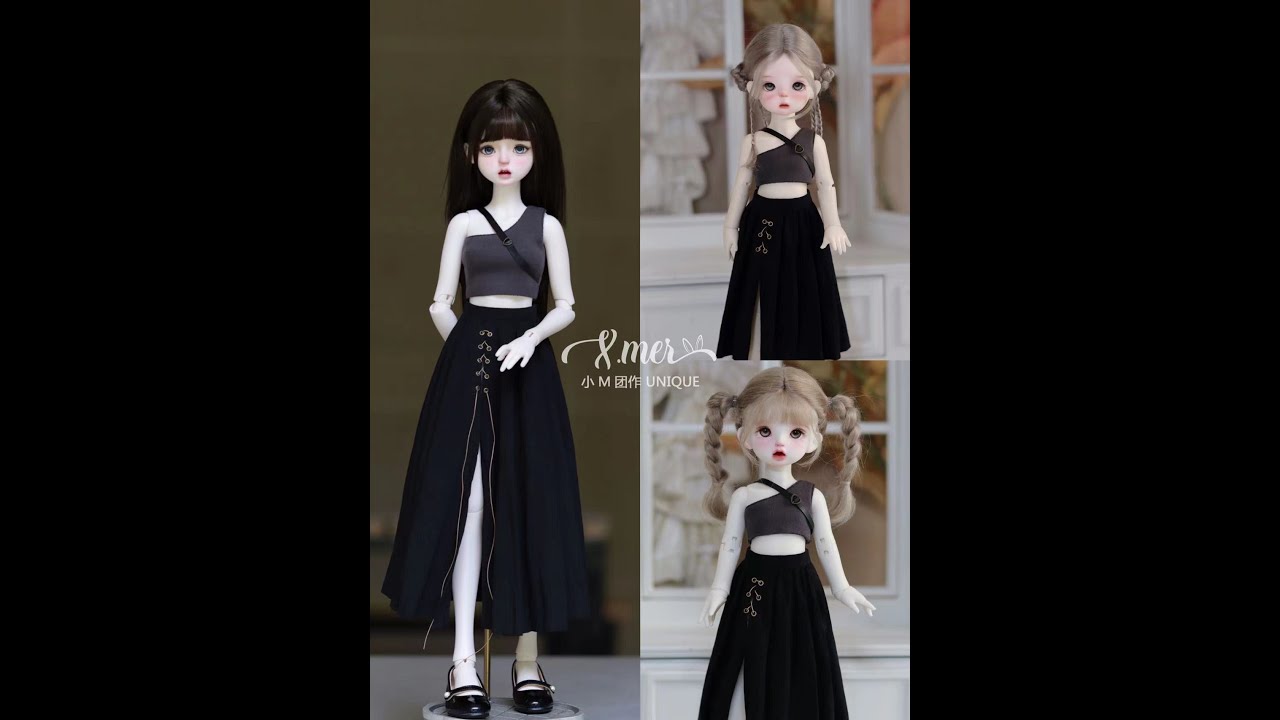 1/4 BJD Doll clothes Pattern Dress Tutorial -Chocolate