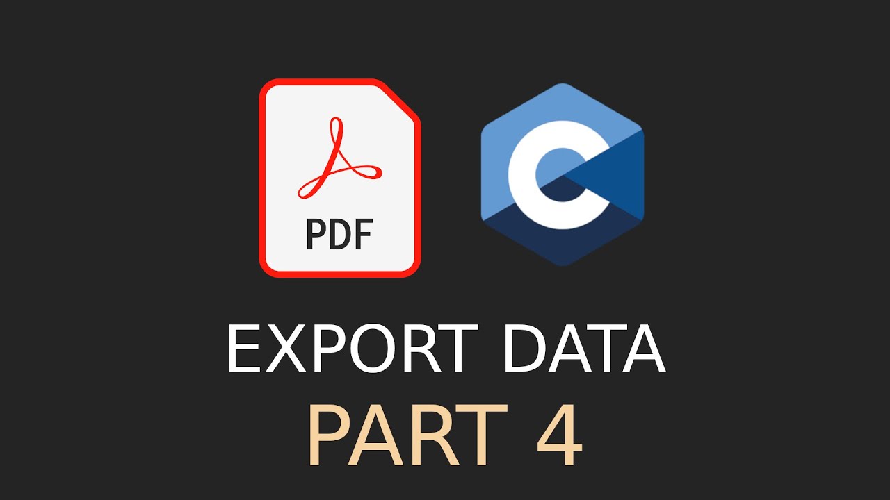 PDF Parser in C | Exporting Data