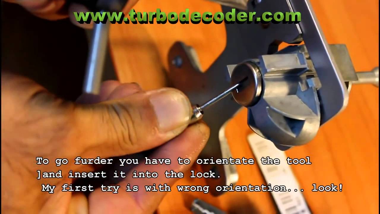 TURBO DECODER HU92 OPENING FACTORY INSTRUCTIONS
