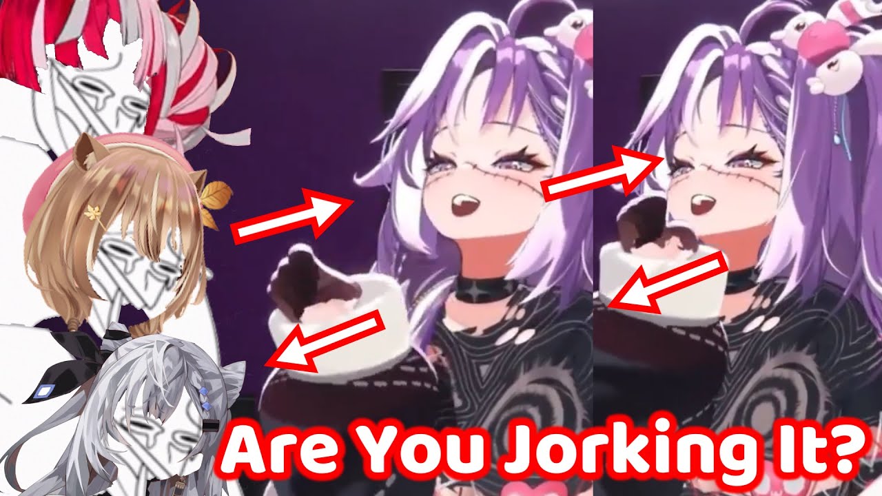 Hololive ID Girls Can't Stop Laughing At Michi SUSSY Hand Gesture in 3D...