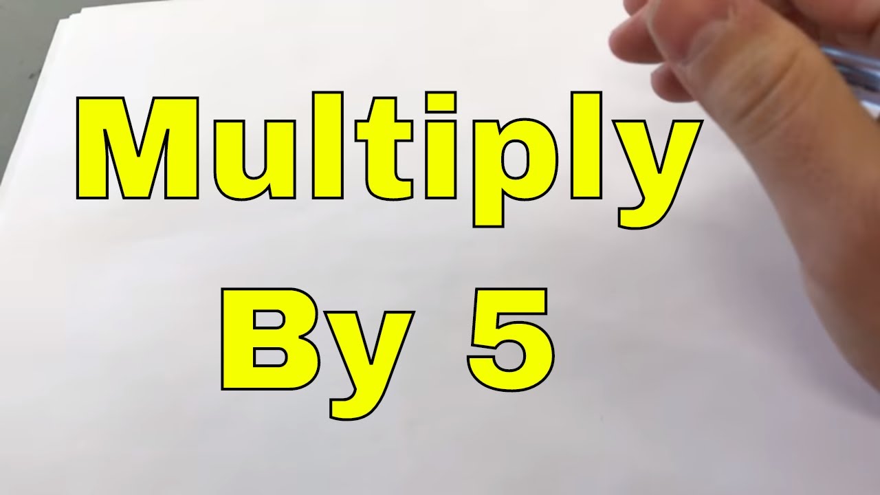 How To Multiply Any Number By 5 Fast-Math Trick