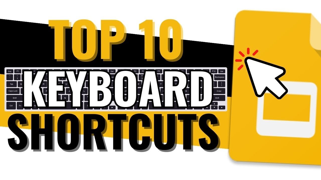 Top 10 Google Slides Keyboard Shortcuts! (Best of the Basics)