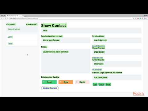 Learn Hands On Web Development with Vue js Tying Up Loose Ends of Our Application|packtpub com ...