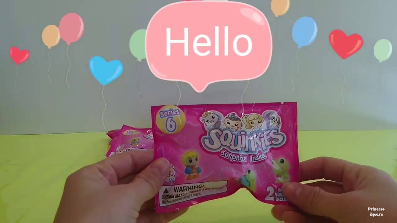 Five Squinkies Series 6 Blind Bag Opening | Ten little Squinkies Surprize
