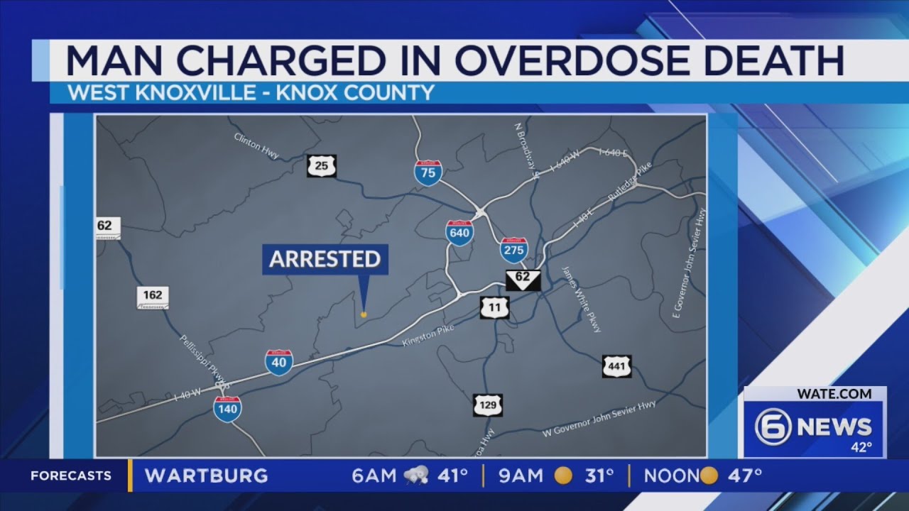 Man charged in Knox County overdose death