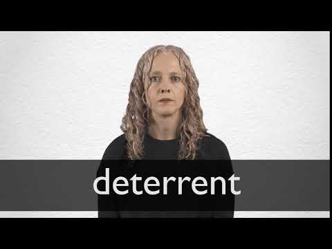 DETERRENT definition and meaning | Collins English Dictionary