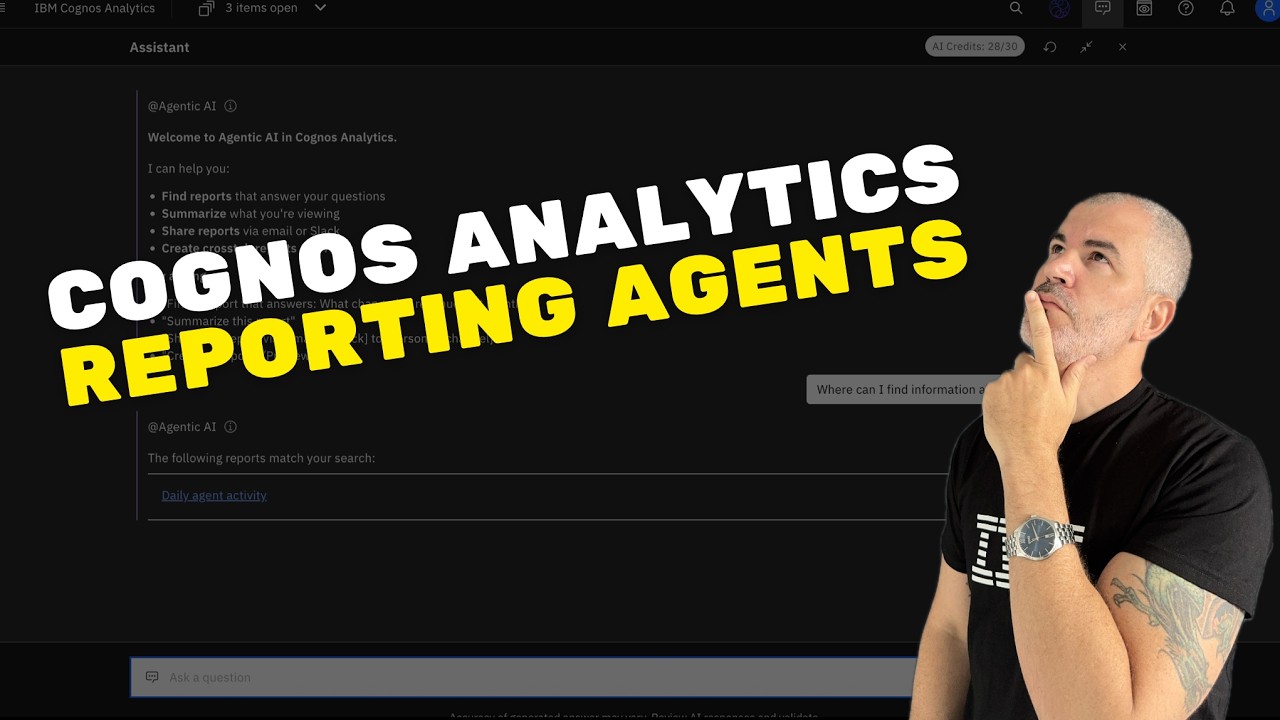 Meet the New Reporting Agents in Cognos Analytics