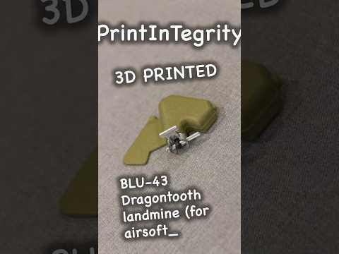 🔫 BLU-43 Dragontooth landmine airsoft replica.・Free STL File for 3D ...