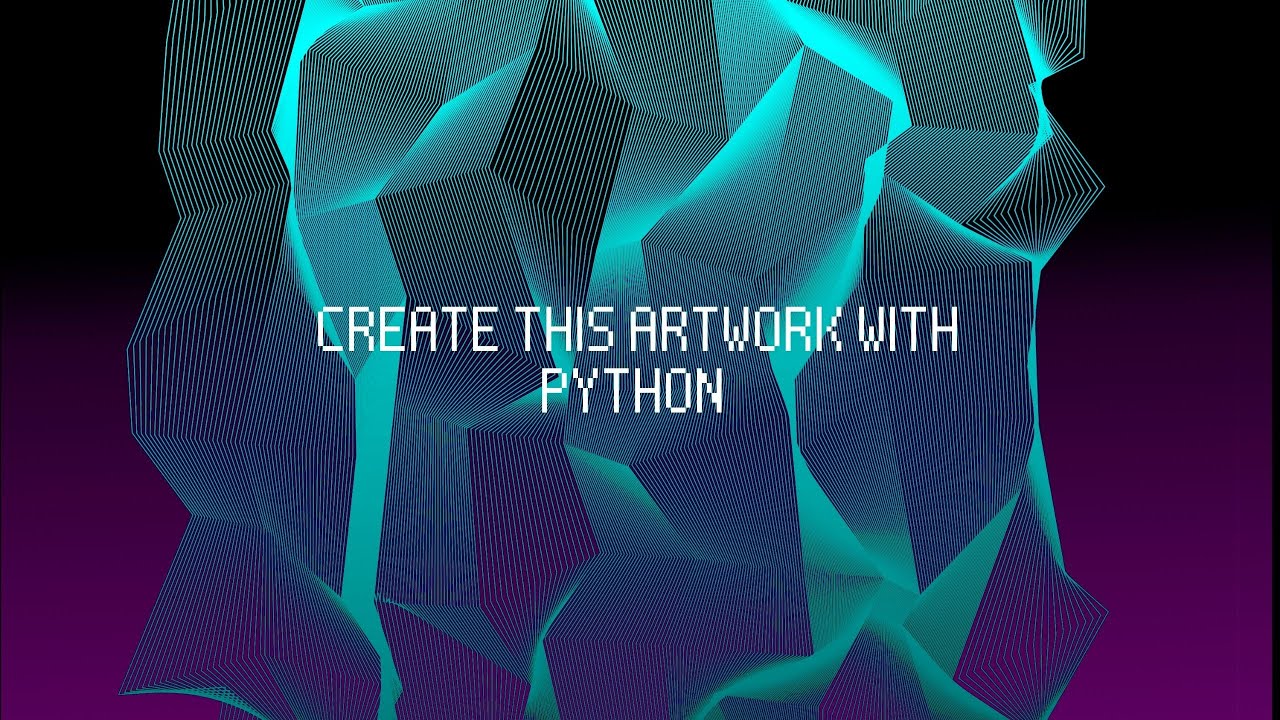 Generative Art Python Tutorial 1 for Penplotter