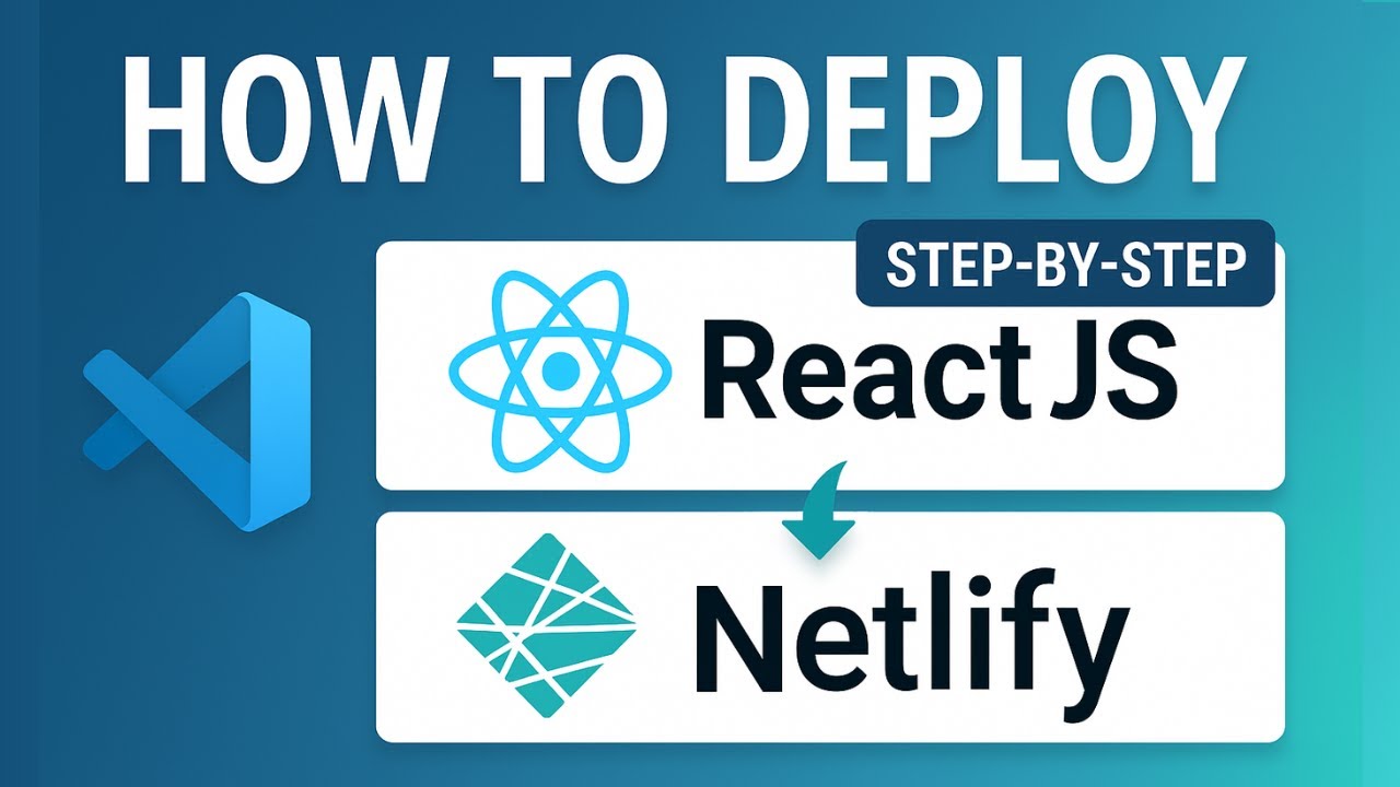 How to Deploy React Website on Netlify | Host ReactJS Project & App for Free 2025 🔥