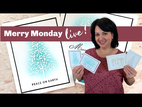 Stamp & Chat with Gina K - Merry Monday- Emboss Resist and More!