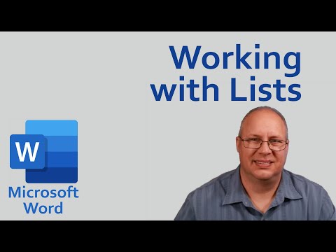 The Microsoft Word List Guide: Creating Effective Bulleted and Numbered Lists - Access 2 Learn
