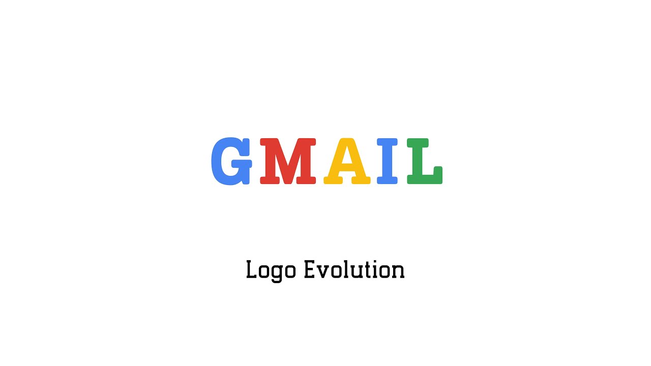 Logo History - Gmail Logo Evolution