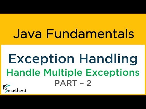 Learn Java Exception Handling Handle Multiple Exceptions Java Tutorial 20 2 - Mind Luster