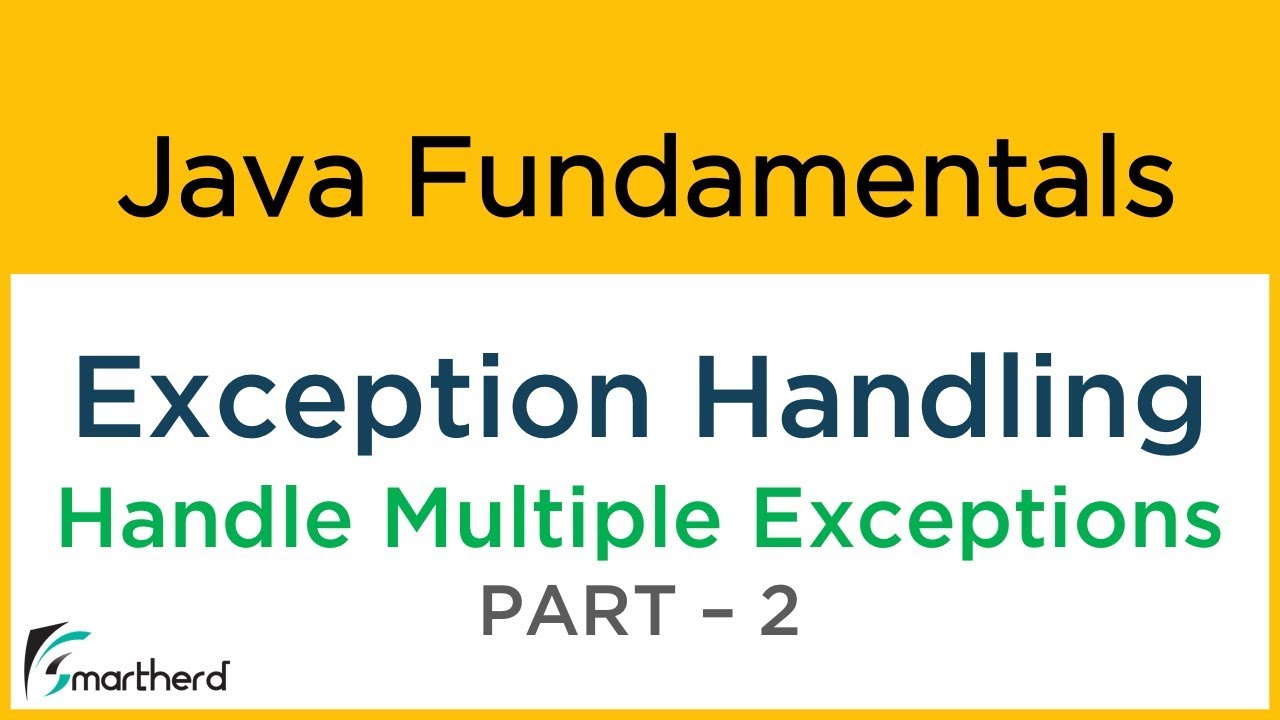 Java Exception Handling. Handle Multiple Exceptions. Java Tutorial #20.2