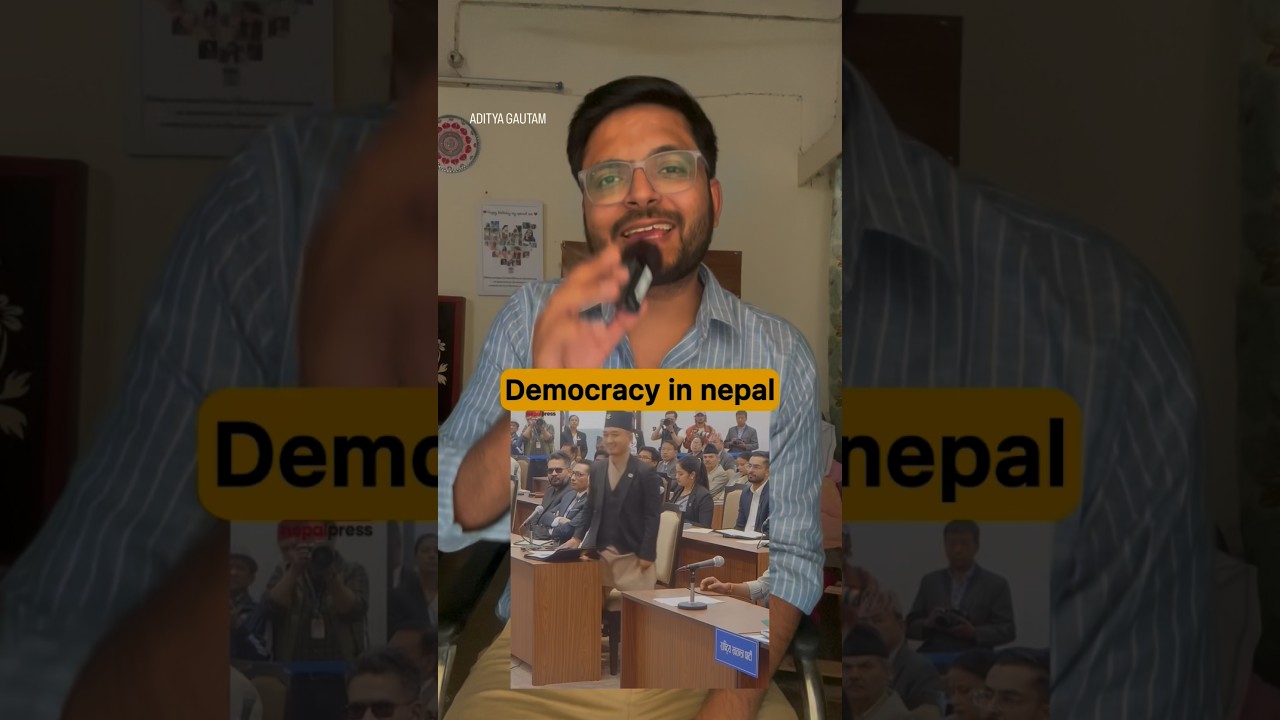 How democracy works?Why Nepal home minister Sudhan Gurung resigns? #trending #nepal #genz