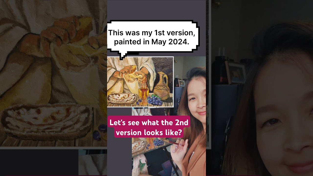 Holy Communion Art Process / Time-lapse Oil Painting