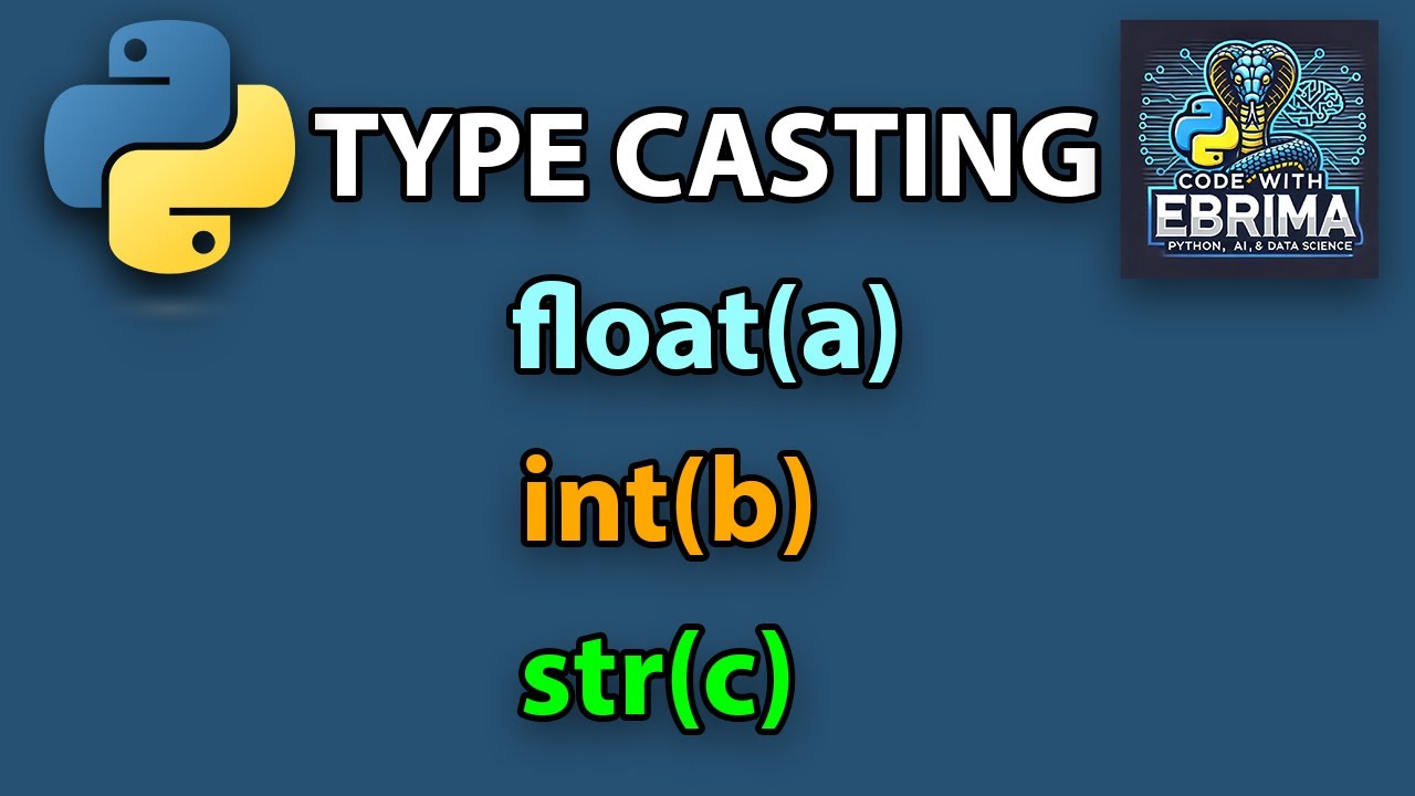 Type Casting in Python programming Explained