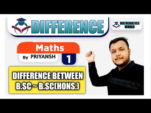 What Difference Between B.sc & B.sc(Hons) || Full Detailed Explanation In Hindi ||