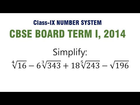 Simplify:∜16-6∛343+18√(5&243)-√196