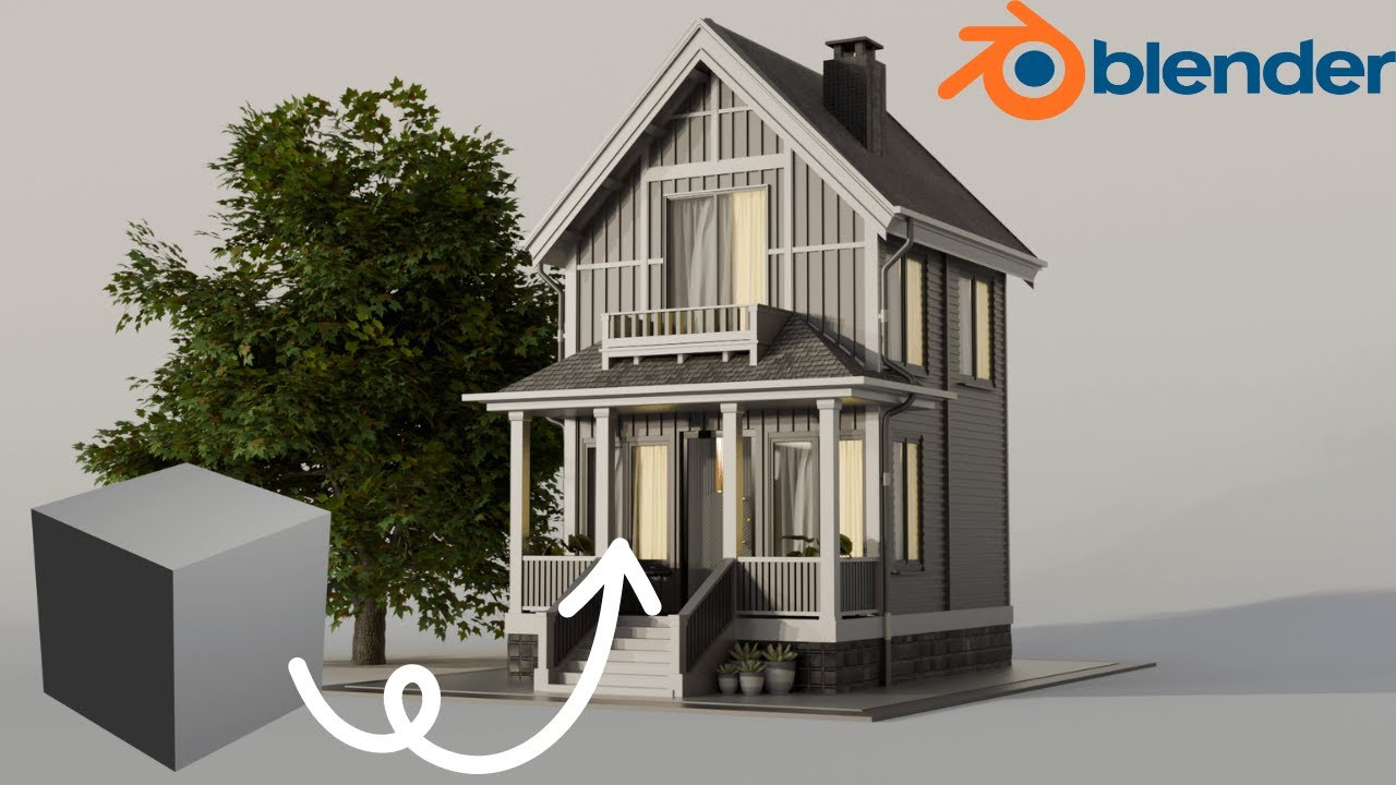 Blender House Modeling - Speed Modelling