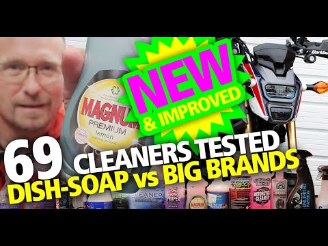 Best motorcycle cleaner & how to clean your bike | Dish-soap, Muc-Off, S100, Motul, Pro-GreenMX...