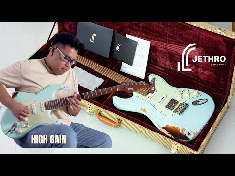 Jethro Guitar Works | JT Classic S Sunburst Relic - Black | Reverb