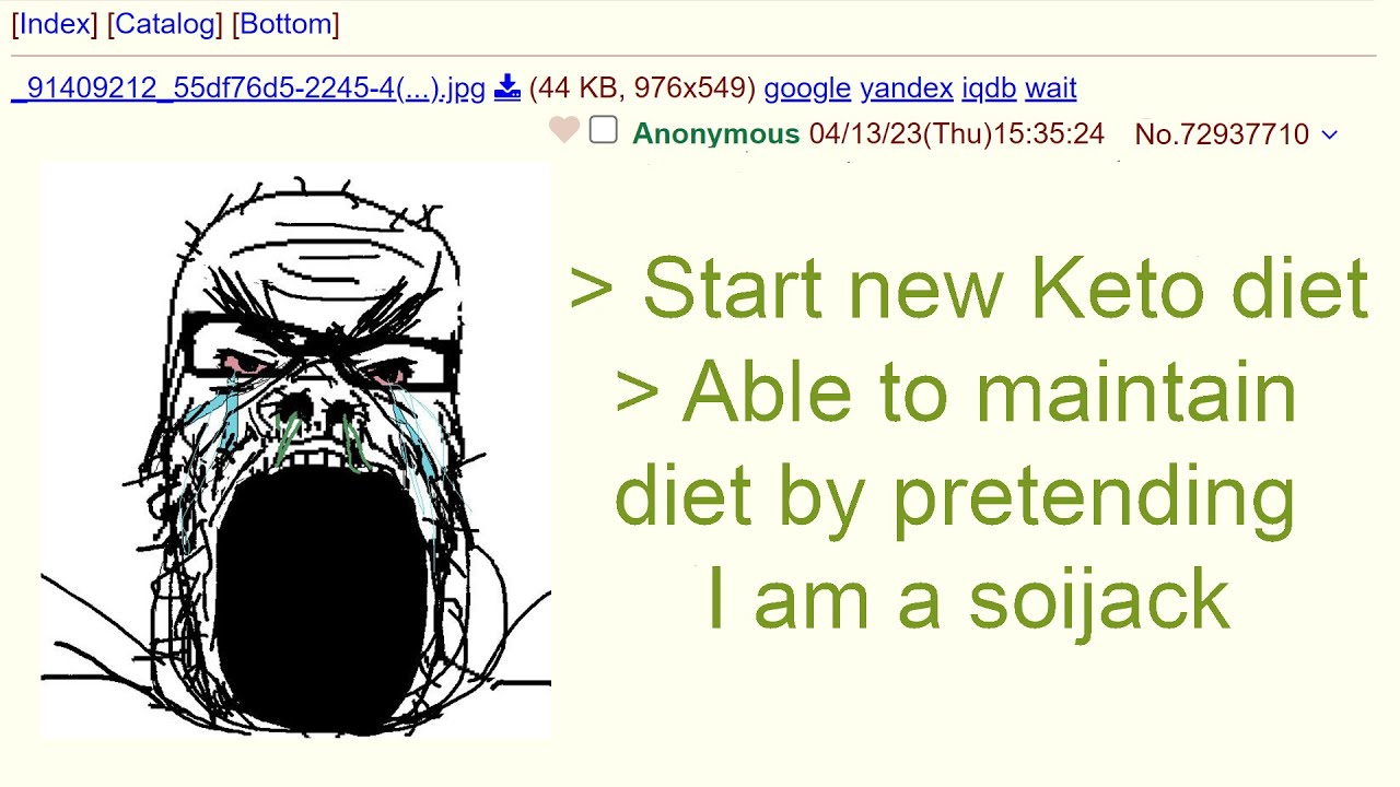 4Chan r/Greentext - Anon's Soijack Gives Him Diet Superpowers