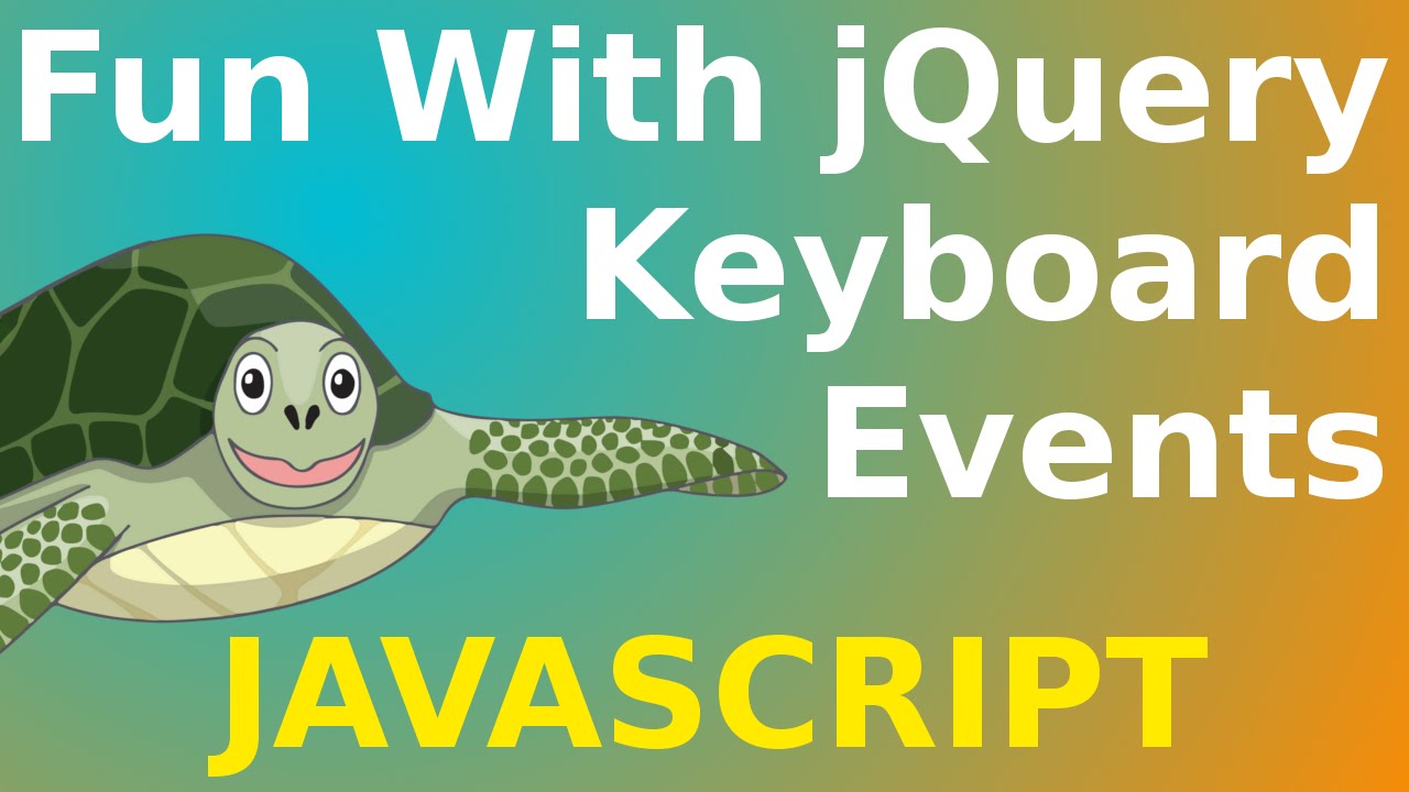 Fun with jQuery Keyboard Events