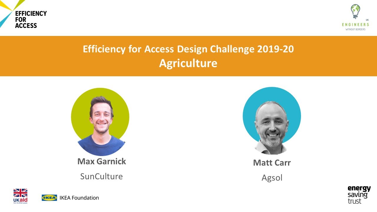 Agriculture - Efficiency for Access Design Challenge 2019-2020