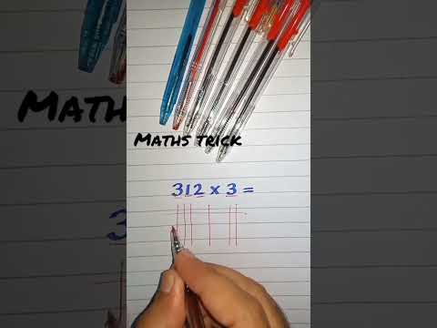 multiplication 312×3 #maths trick#viral