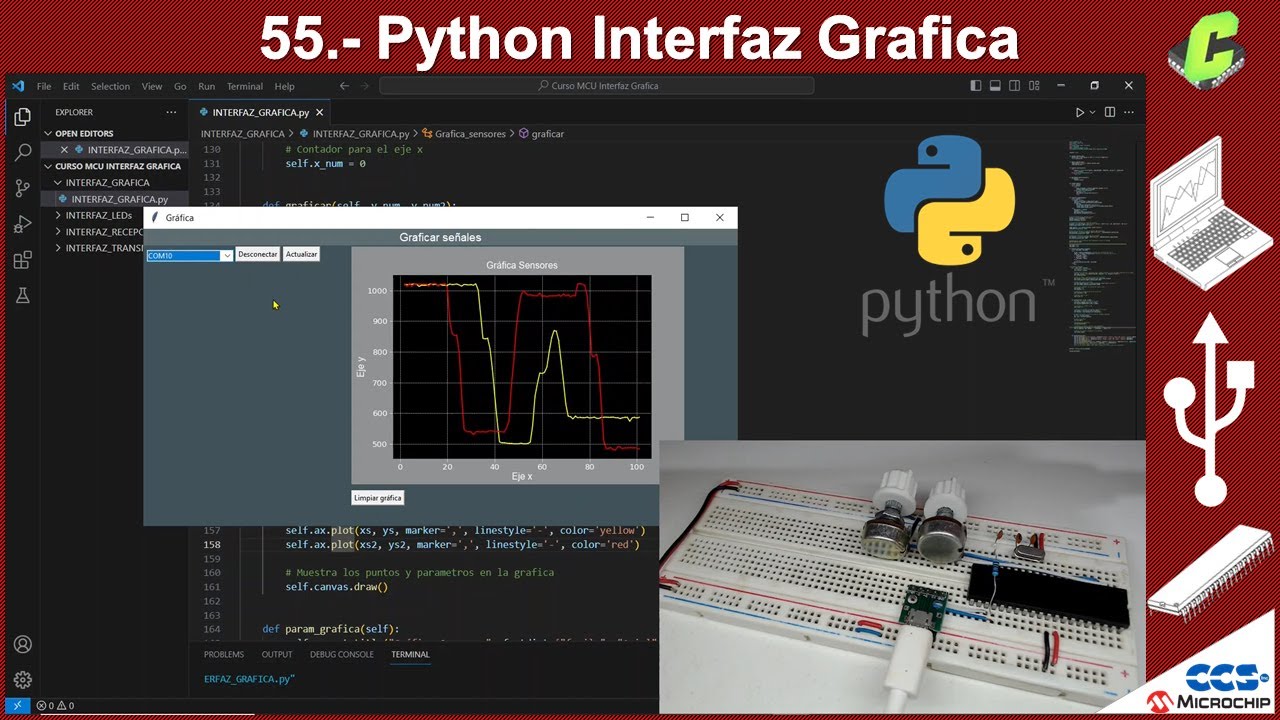 55.- Python Interfaz Gráfica | Curso Microcontroladores PIC