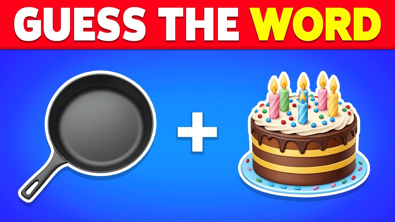 Guess the WORD by Emoji? 🤔❓✅ Popular Words Emoji Quiz Challenge 2026