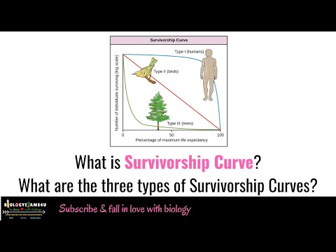 What is Survivorship curve? 3 types of Survivorship curves with examples