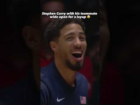 USA Bench Shocked at Steph Curry Three