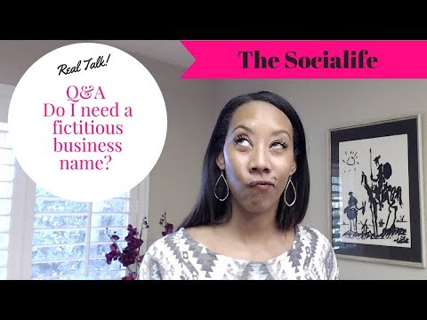 Do you need to file a fictitious business name when starting a nonprofit?