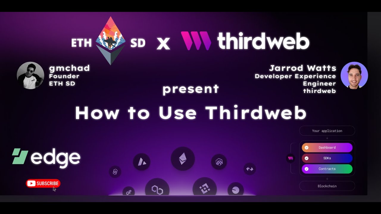 ETH SD x Thirdweb: How to Use Thirdweb