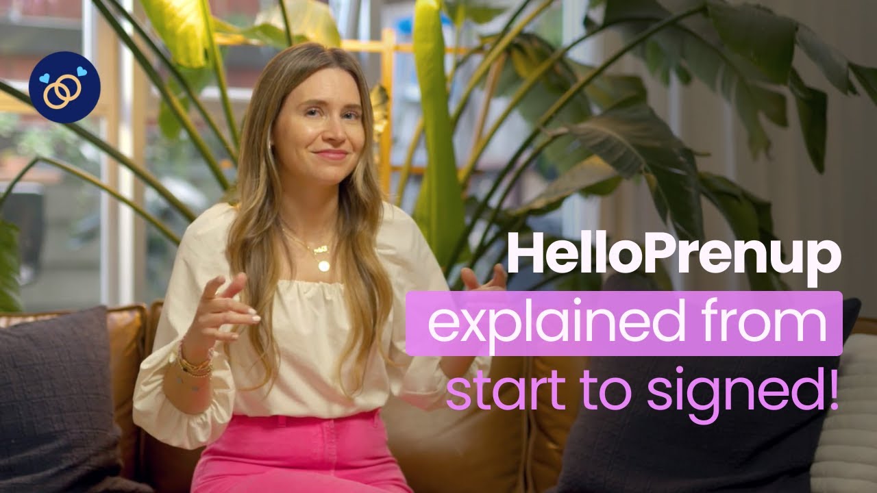 HelloPrenup explains everything from start to signed