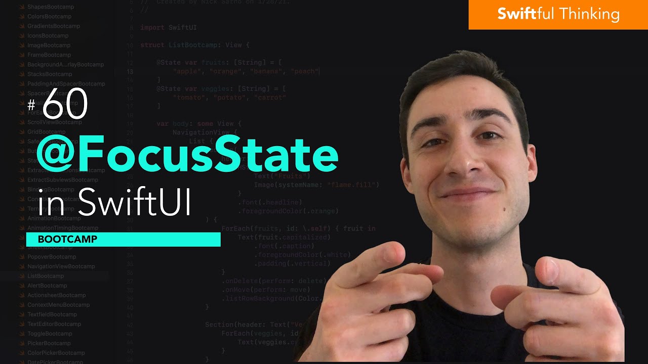 How to use @FocusState in SwiftUI | Bootcamp #60