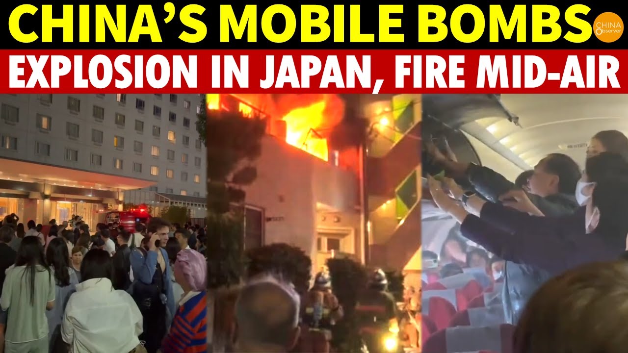 China’s Phones and Power Banks Become Global Bombs: Explosion in Japan ...