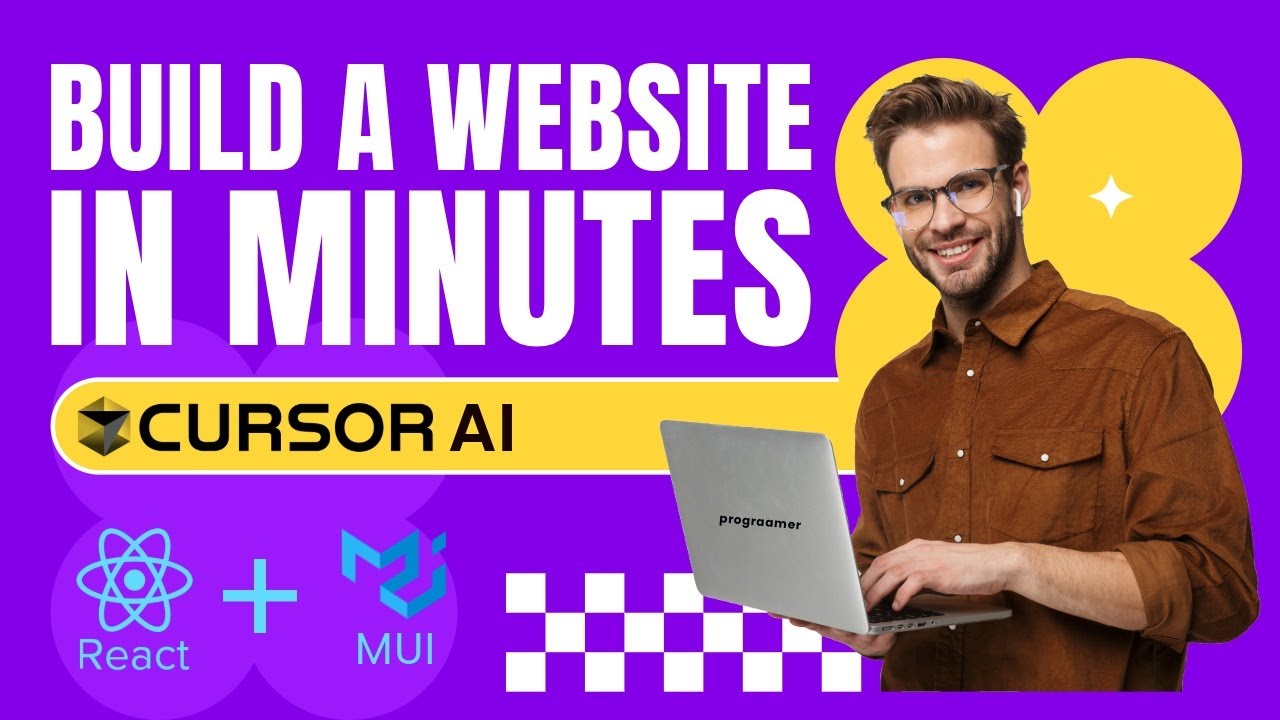 I Built a React Website in MINUTES with Cursor AI #cursorai #reactjs