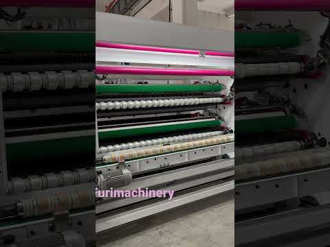 2m fully auto Bopp tape slitting machine #slittingmachine