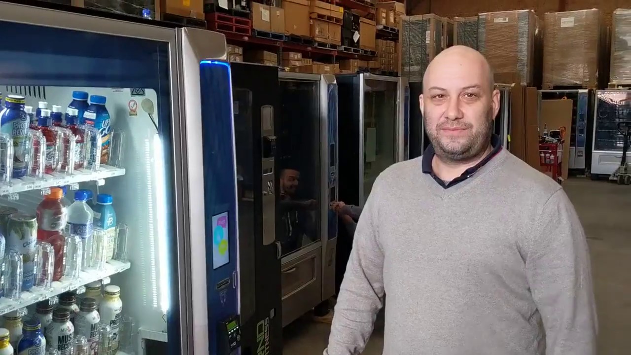 Crane Media BevMax's shopping cart and delivery system